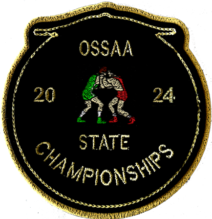 2024 OSSAA State Championship Wrestling Patch – Kukulski Brothers