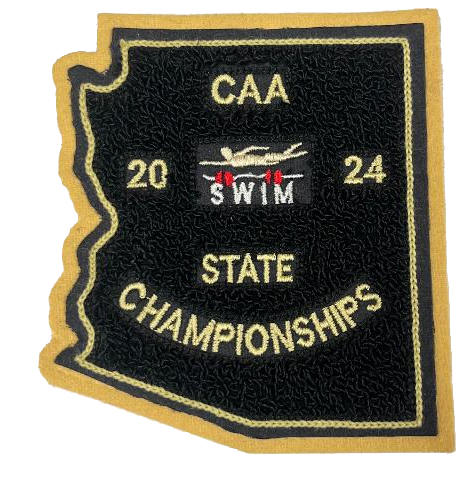 2024 CAA State Championship Swim & Dive Patch – Kukulski Brothers