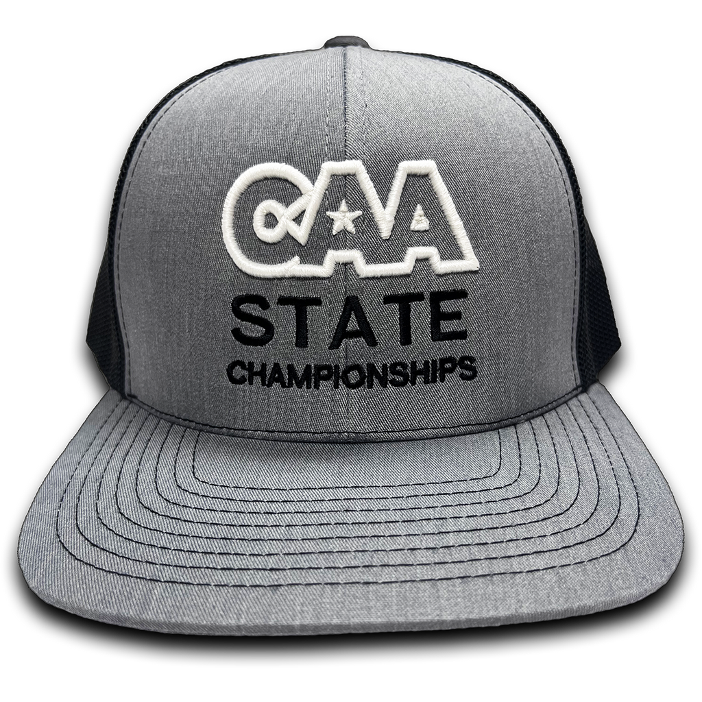 CAA State Championship Charcoal Gray & Black Cap — Kukulski Brothers